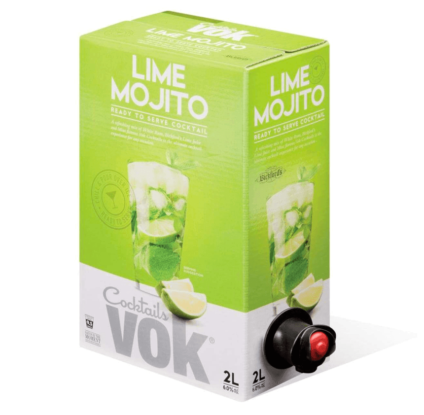 Vok Cocktails Lime Mojito Cask 2L