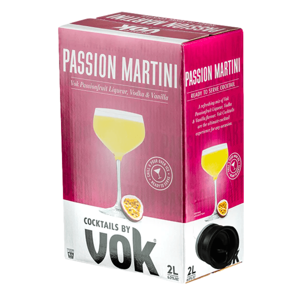 Vok Cocktails Passionfruit Martini 2L